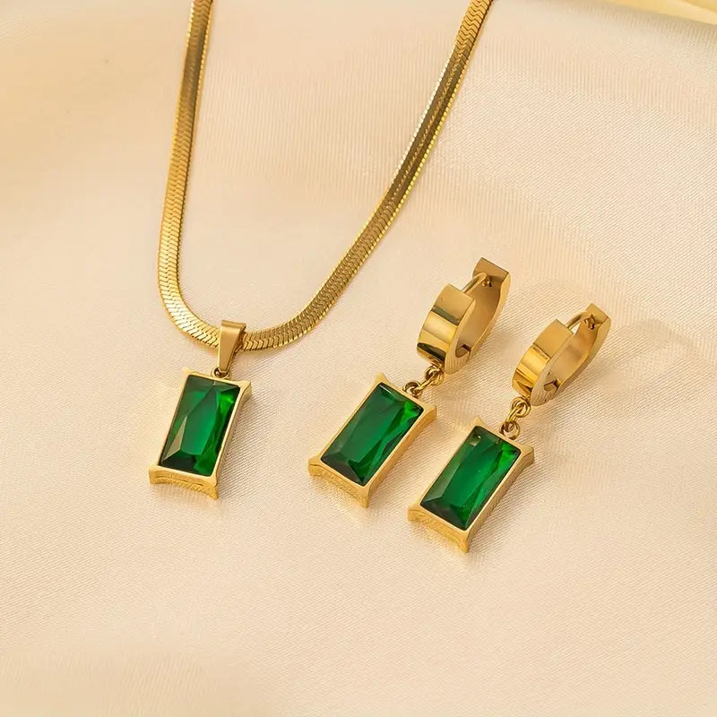 Emerald Luxe Jewelry Collection – Omelia&Oliver Jewels